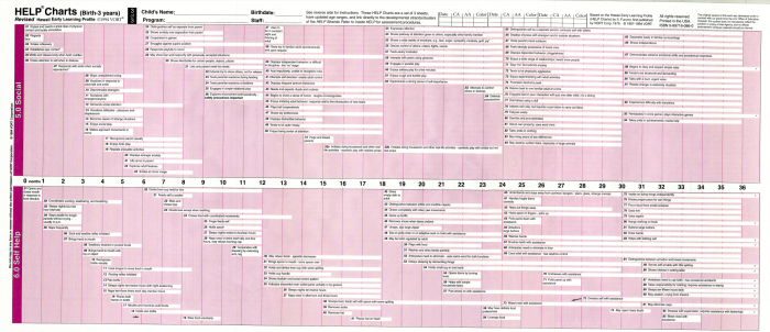 HELP Charts 0-3 – Shine Early Learning